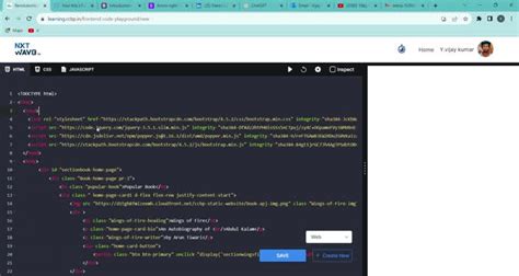 Created A Book Store Page With Html Css And Bootstrap Y Vijay Kumar