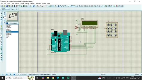 Keypad and LCD with Arduino Proteus Simulation - YouTube