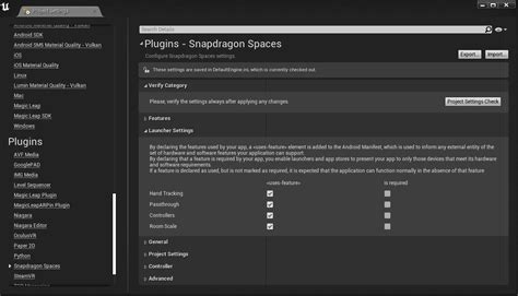 Vrmr Setup Guide Snapdragon Spaces™ Unity And Unreal Sdks