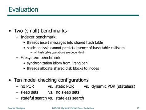 ppt dynamic partial order reduction for model checking software