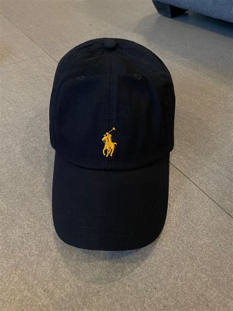 Rl Cap Black Gold On Carousell