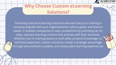 Ppt Custom Elearning Solutions Tailored Training For Modern Learners