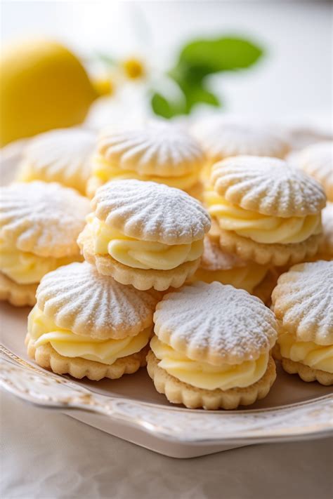 Lemon Cookies With Lemon Cream That Oven Feelin