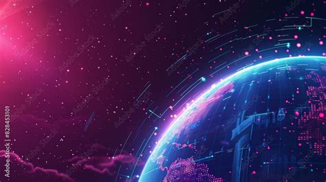 A Huge Password Screen On Globe World Cyber Space Passwords Wandering Around The Globe 2d