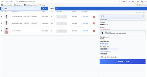 Website đồ án Java Spring quản lý shop thời trang