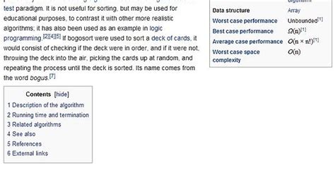 Til About Bogosort And I Loled Imgur
