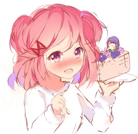 Natsuki And Yuri Doki Doki Literature Club Drawn By Ayadrevismad Danbooru