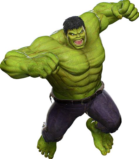 Hulk Art Character Vector Free Png