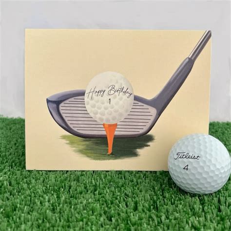 Happy Birthday Golf Card
