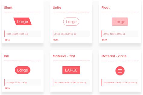 insert pretty awesome buttons into your webpage using pure css bttn