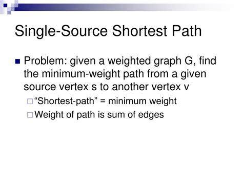Ppt Shortest Path Algorithms Powerpoint Presentation Free Download Id4209609