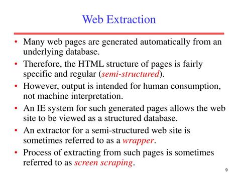 Ppt Information Extraction Powerpoint Presentation Free Download