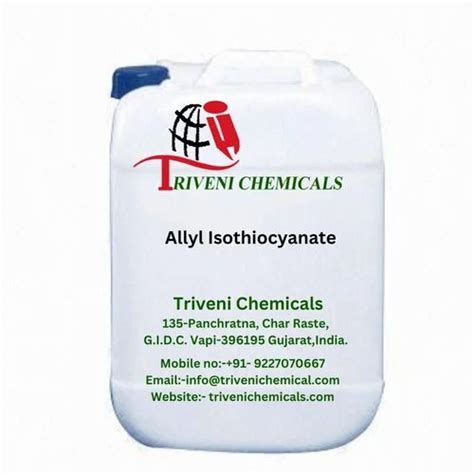 Liquid 98 Min Allyl Isothiocyanate Packaging Size Drum At Best Price In Vapi
