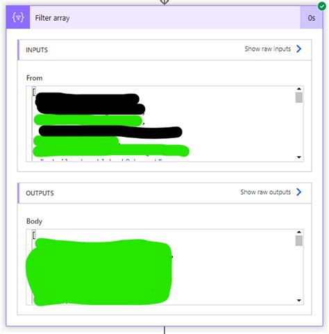 Solved Filtering Two Arrays Power Platform Community
