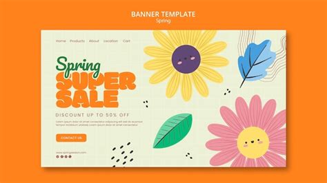 Free Psd Spring Template Design