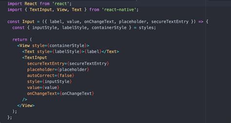 Making A Reusable Input Component In React Native By Danny Krug Medium