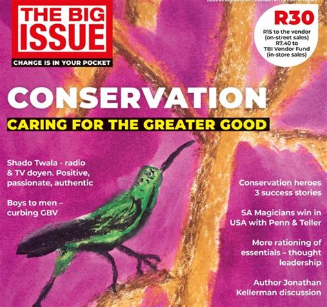 conservation issue the big issue 327 available now