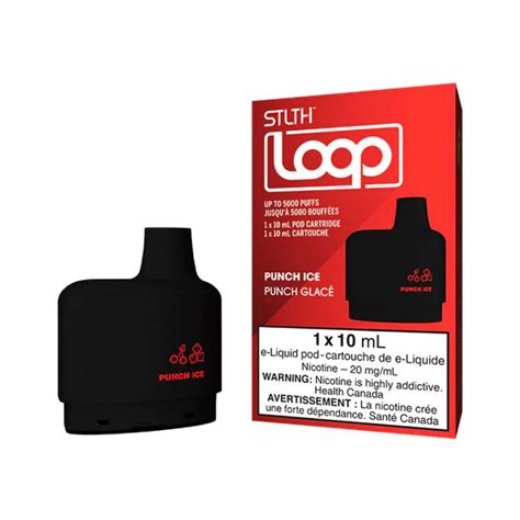 Stlth Loop Pods Punch Ice 5000 Puffs Vapeluv Vapeshop
