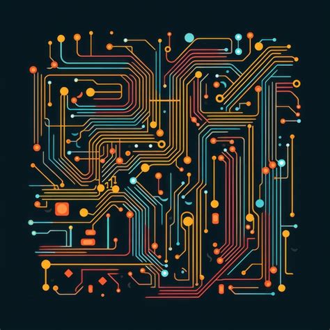 Premium Ai Image Circuit Board Icon