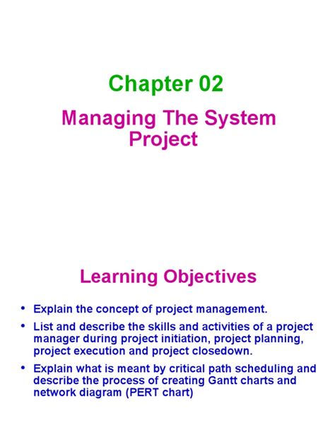 02 Managing Information Systems Project For Lecturers Pdf Project Management Evaluation