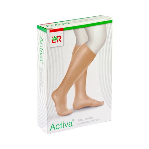 Activa Compression Hosiery Class 1 Open Toe Below Knee Vyne
