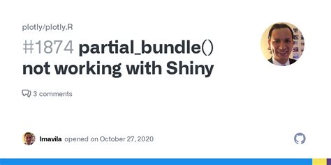 Partial Bundle Not Working With Shiny Issue Plotly Plotly R GitHub