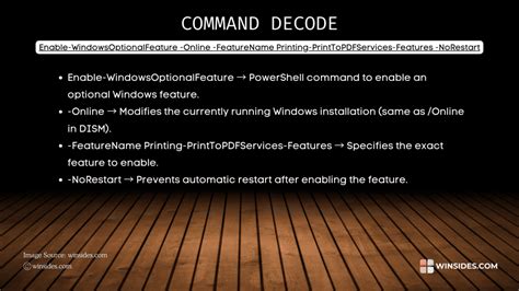 Enable Microsoft Print To Pdf Using Cmd And Powershell On Windows 11