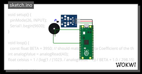 Temper Buser Wokwi ESP32 STM32 Arduino Simulator