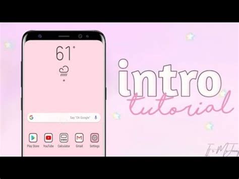HOW TO MAKE AN AESTHETIC INTRO ON ANDROID YouTube