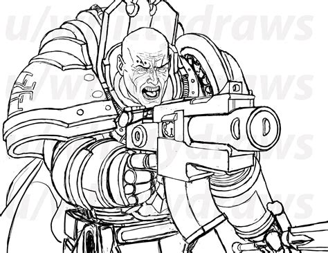 Nathaniel Garro Sketch Crosspost Warhammer