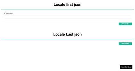 surveyjs react example show react component on complete forked
