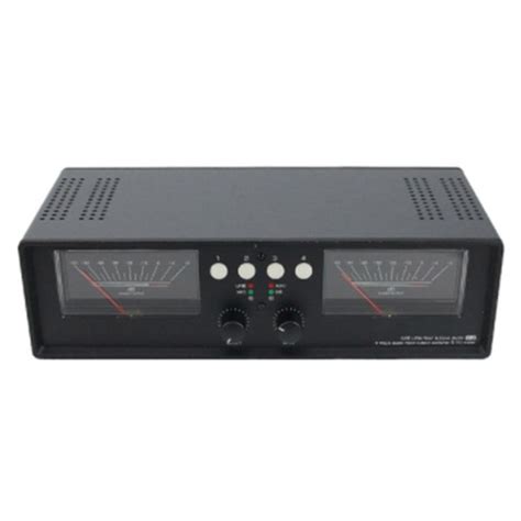 1x Черный Vu Level Meter Dynamic Db Meter 4 Way Audio Switcher