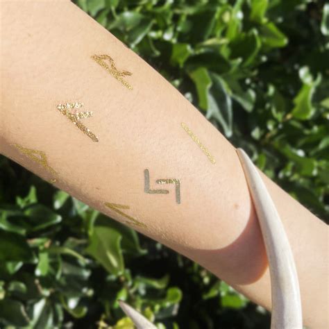 Angelic Rune Tattoos