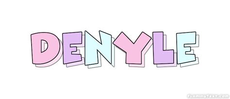 Denyle Logo Free Name Design Tool From Flaming Text
