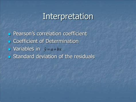 Ppt Simple Linear Regression And Correlation Inferential Methods