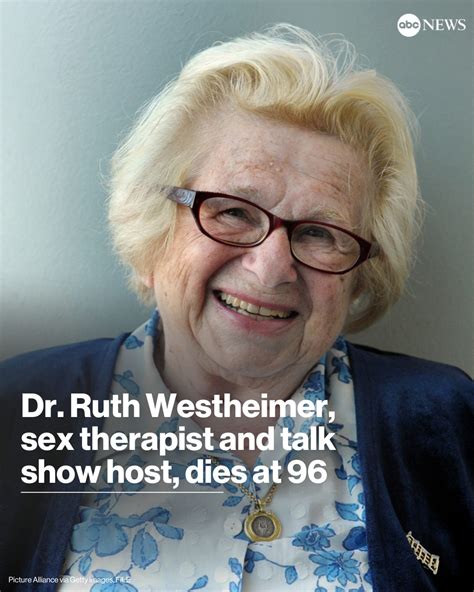 Abc News Dr Ruth Westheimer The Sex Therapist Author Facebook