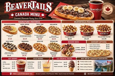 Beavertails Menu Canada With Prices Complete Guide To Pastries