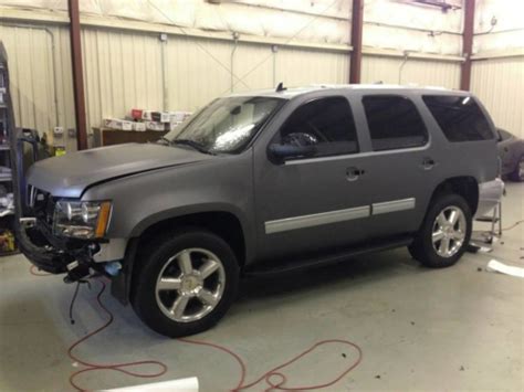 Chevy Tahoe Matte Grey Wrap