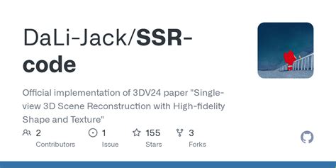 Github Dali Jackssr Code Official Implementation Of 3dv24 Paper Single View 3d Scene