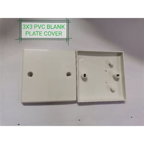 3x3 Pvc Blank Plate Coversocket Cover Shopee Malaysia