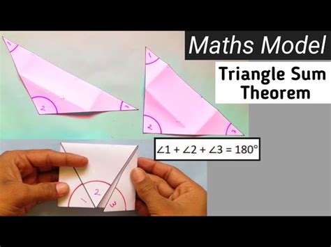 Triangle Sum Theorem Sheet Geometry Angle Sum Theorem Coloring