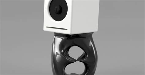 Sculptural Speaker Stand By Zulu Whiskey Download Free Stl Model