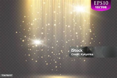 투명 한 배경의 햇빛 발광 효과 스타 스 팽 글 번쩍 투명 한 배경에 태양 섬광 렌즈가 반짝입니다 벡터 투명 햇빛 특수 렌즈 플레어 빛 효과 벡터벡터 금 금속에 대한 스톡