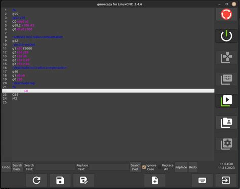 Can I Change The Colors Scheme In The Gcode Editor LinuxCNC