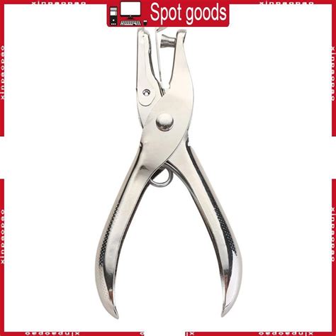 Xi Simple Round Hole Puncher เครื่องเจาะโลหะพร้อมถังเก็บ Confetti