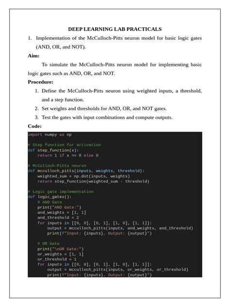 deep learning lab practicals pdf theoretical computer science