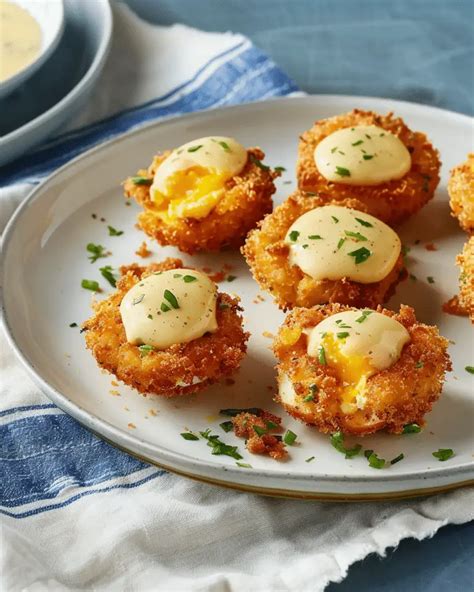 Fried Deviled Eggs Cookedbymomy