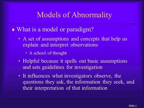 Chapter 3 Models of Abnormality - ppt video online download
