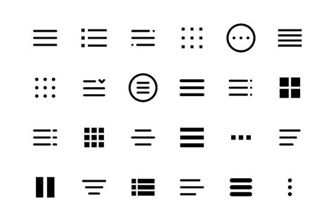Sleek And Stylish Hamburger Menu Icons