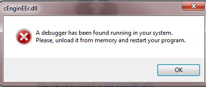 Visual Studio Ocean API A Debugger Has Been Found Running In Your System Please Unload It